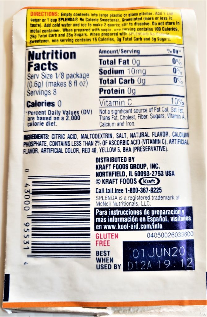 Kool-Aid Unsweetened Drink Mix Orange – Crowsnest Candy Company