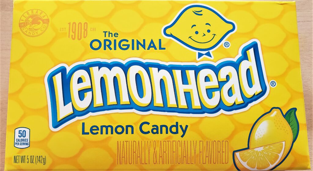 Lemonhead 142g Theater Box – Crowsnest Candy Company