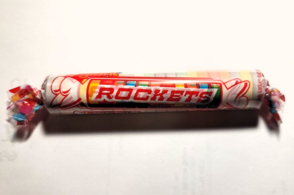 Rockets Giant Candy Roll 28g – Crowsnest Candy Company