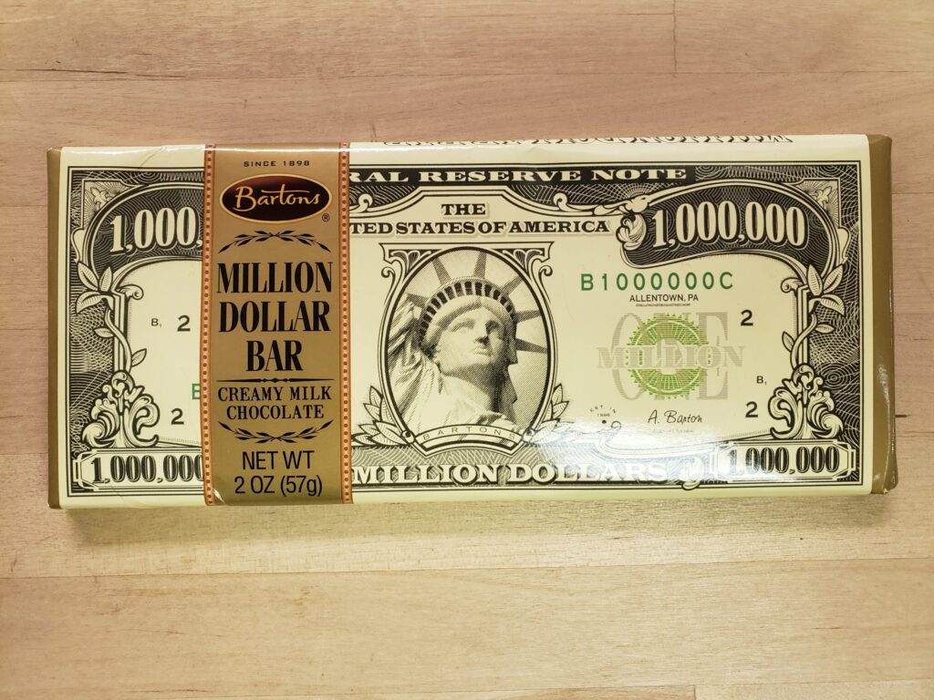 Bartons One Million Dollar Bar 57g – Crowsnest Candy Company