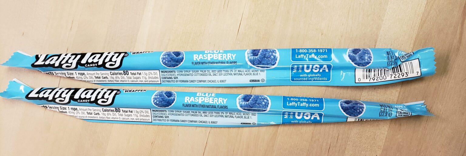 Laffy Taffy Blue Raspberry 22.9g – Crowsnest Candy Company