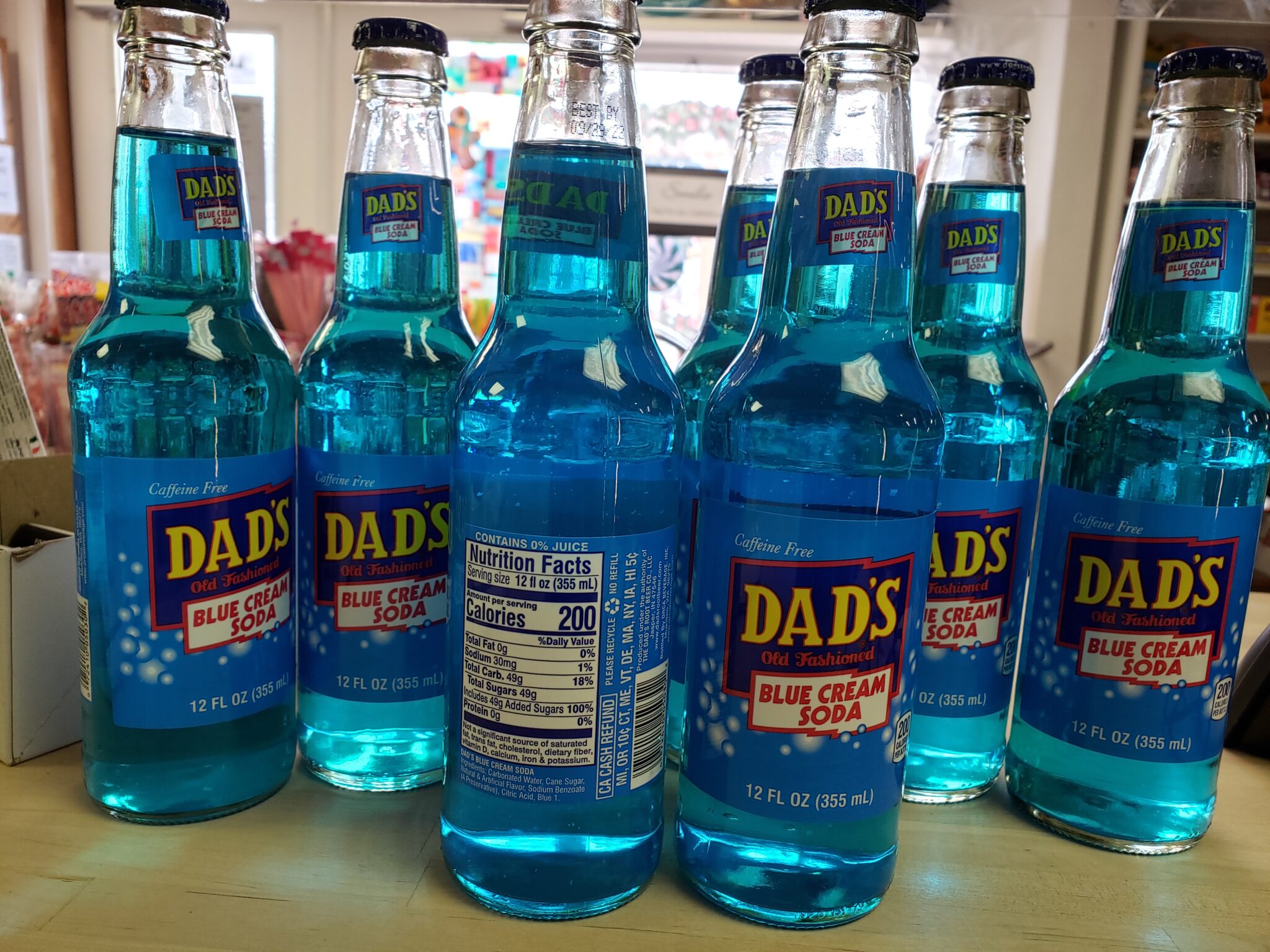 Dad’s Blue Cream Soda 355ml – Crowsnest Candy Company