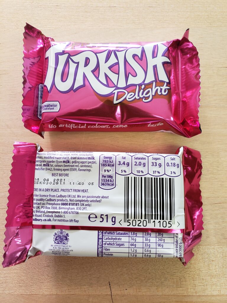 Fry’s Turkish Delight – Crowsnest Candy Company