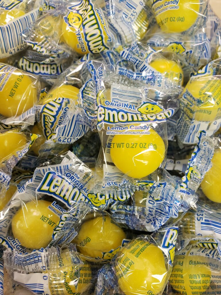 Lemonhead 7g – Crowsnest Candy Company