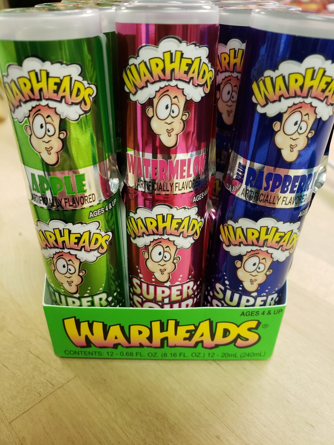 Warheads Super Sour Spray 20ml – Crowsnest Candy Company