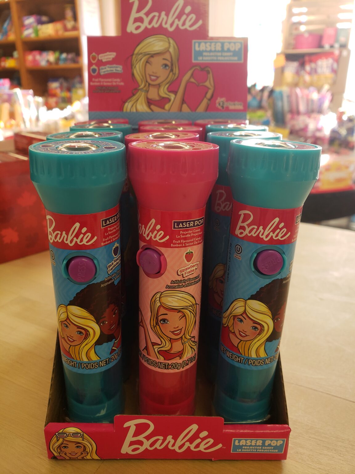Exclusive Barbie Laser Pop – Crowsnest Candy Company