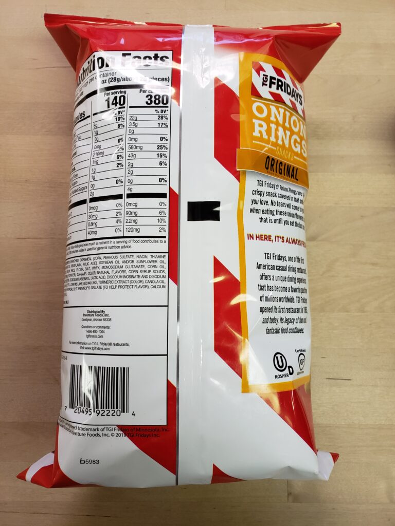 TGI Fridays Onion Ring Snacks – Crowsnest Candy Company