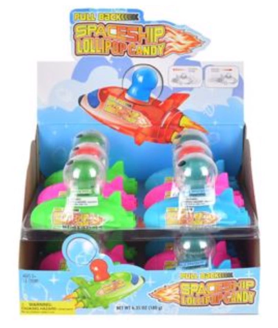 Spaceship Lollipop Candy – Crowsnest Candy Company