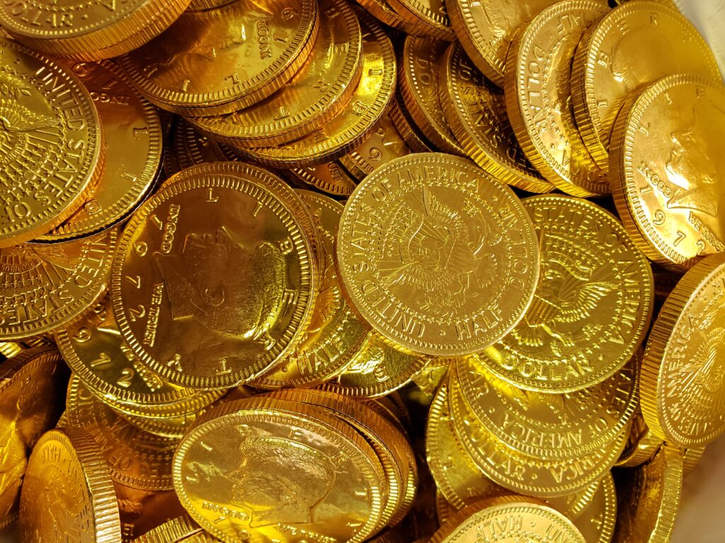 Fort Knox Gold Coins Milk Chocolate – Crowsnest Candy Company