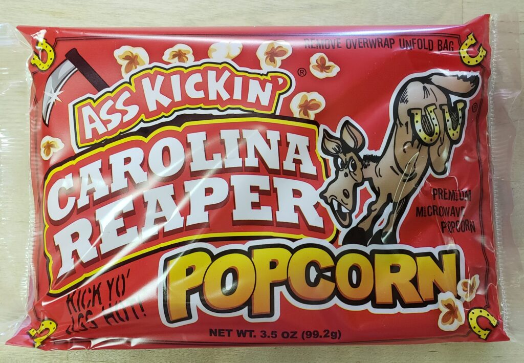 Ass Kickin’ Carolina Reaper Microwave Popcorn – Crowsnest Candy Company