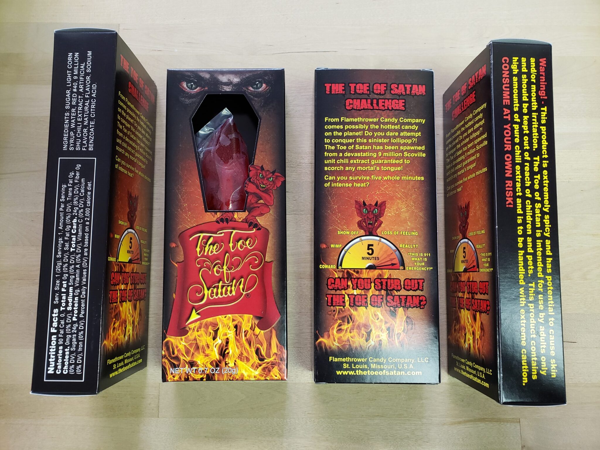 The Toe of Satan Lollipop – Crowsnest Candy Company