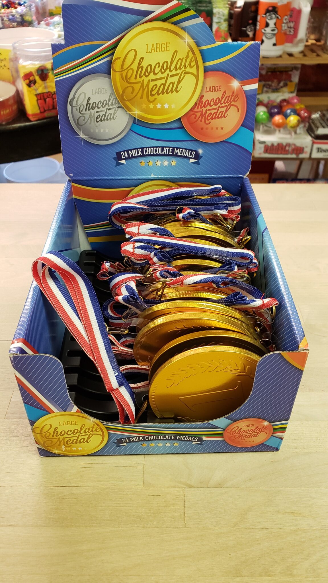 Large Chocolate Medal with Ribbon – Crowsnest Candy Company