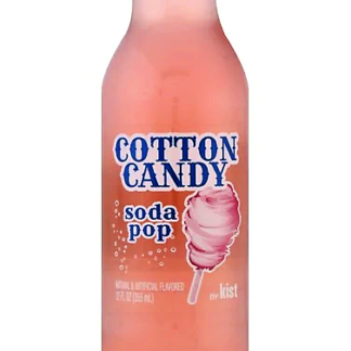 Cotton Candy Soda Pop glass bottle 355ml – Crowsnest Candy Company