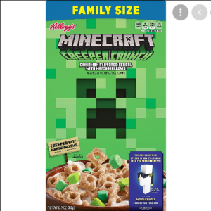 Minecraft Creeper Crunch Cereal 8oz – Crowsnest Candy Company