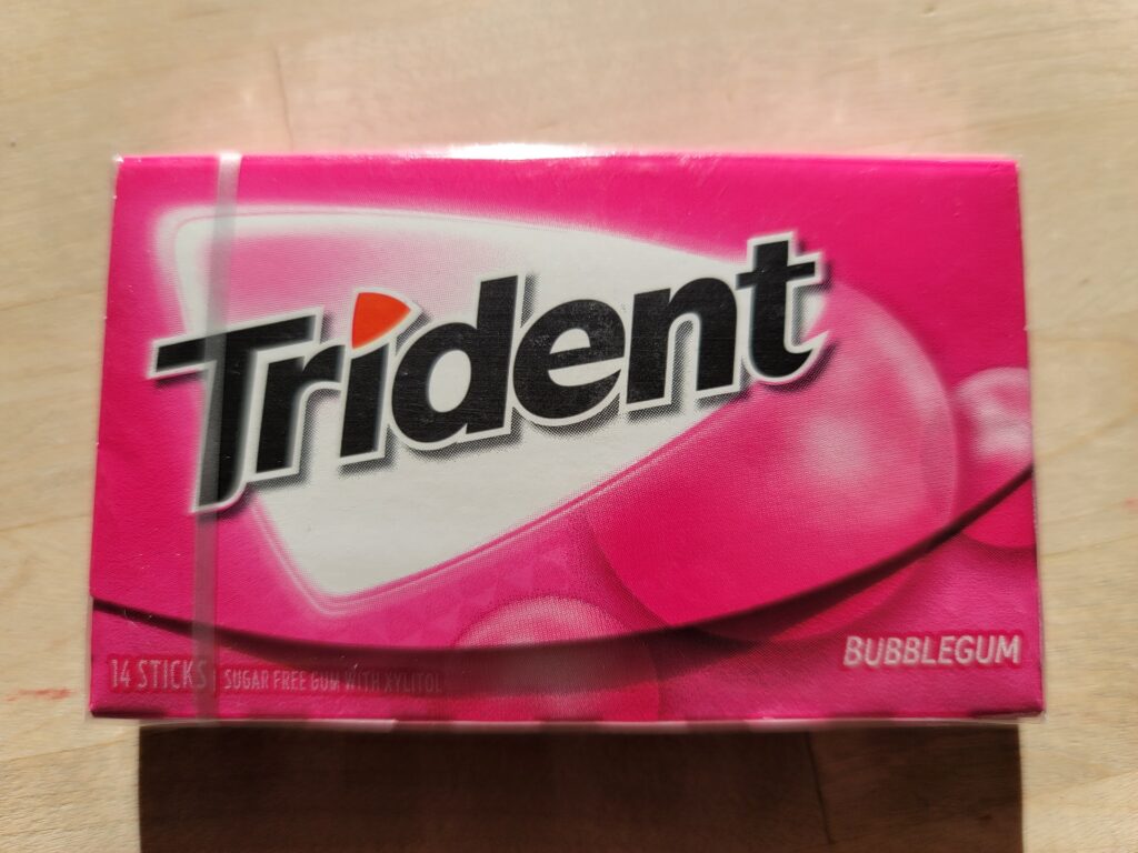 Trident Sugar free Bubblegum – Crowsnest Candy Company