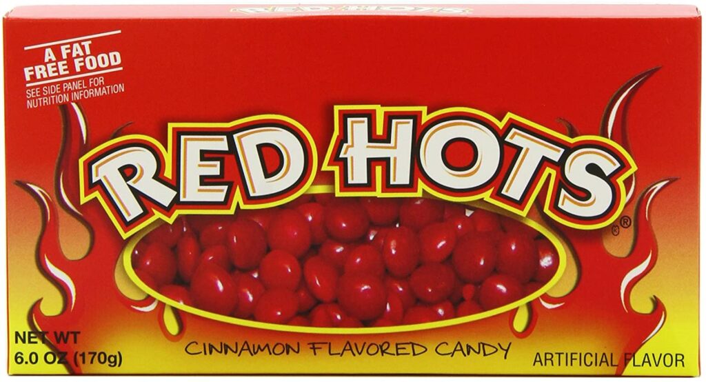 red hots theatre box 170g – Crowsnest Candy Company