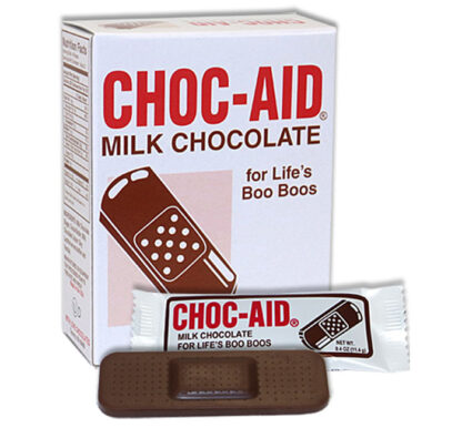 Choc-Aid Milk Chocolate Band-Aids – Crowsnest Candy Company