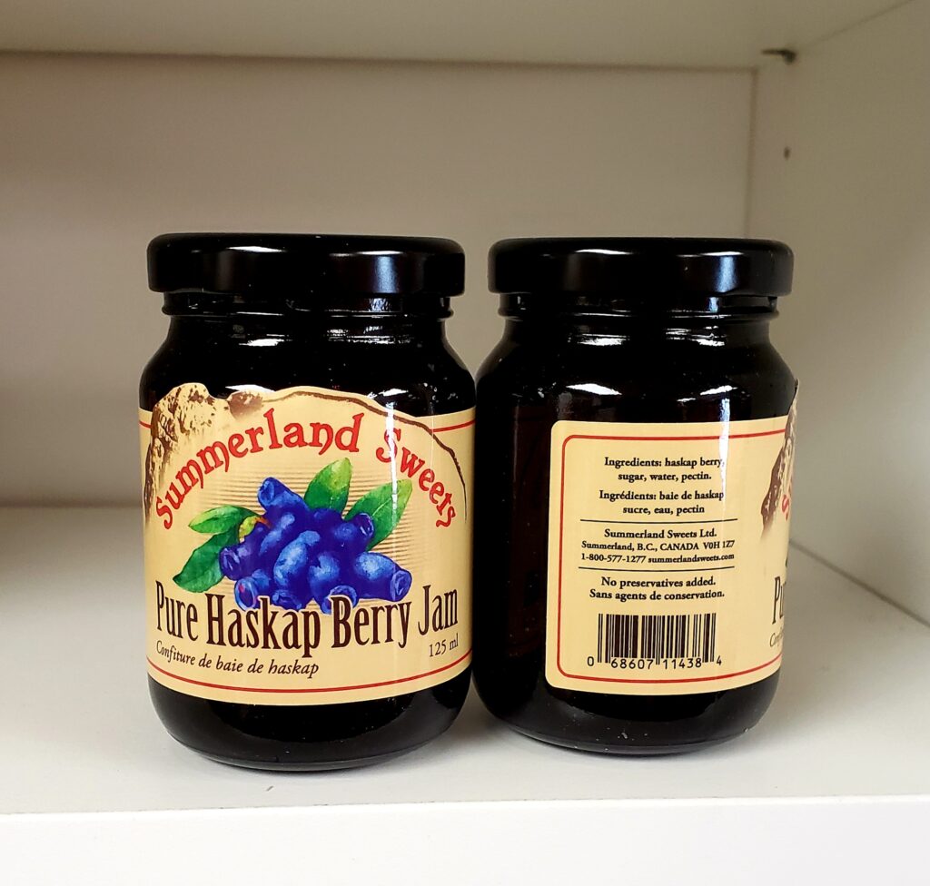 Summerland Pure Haskap Berry Jam 125ml – Crowsnest Candy Company