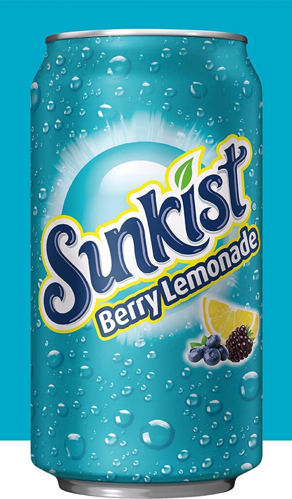 Sunkist Blueberry Lemonade Can 355ml – Crowsnest Candy Company