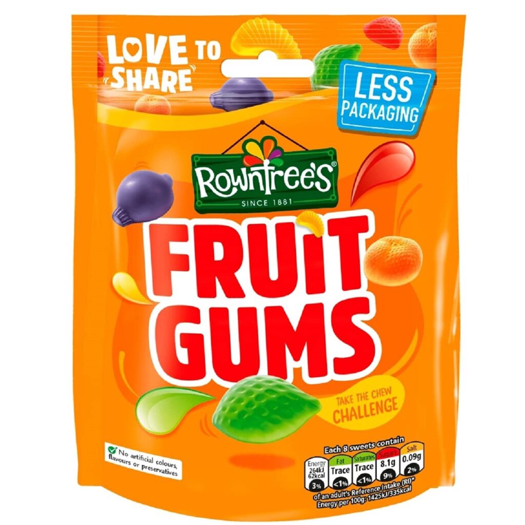 Rowntree’s Fruit Gums 120g – Crowsnest Candy Company