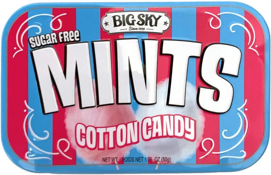 Big Sky Mints Sugar free Cotton Candy 50g – Crowsnest Candy Company