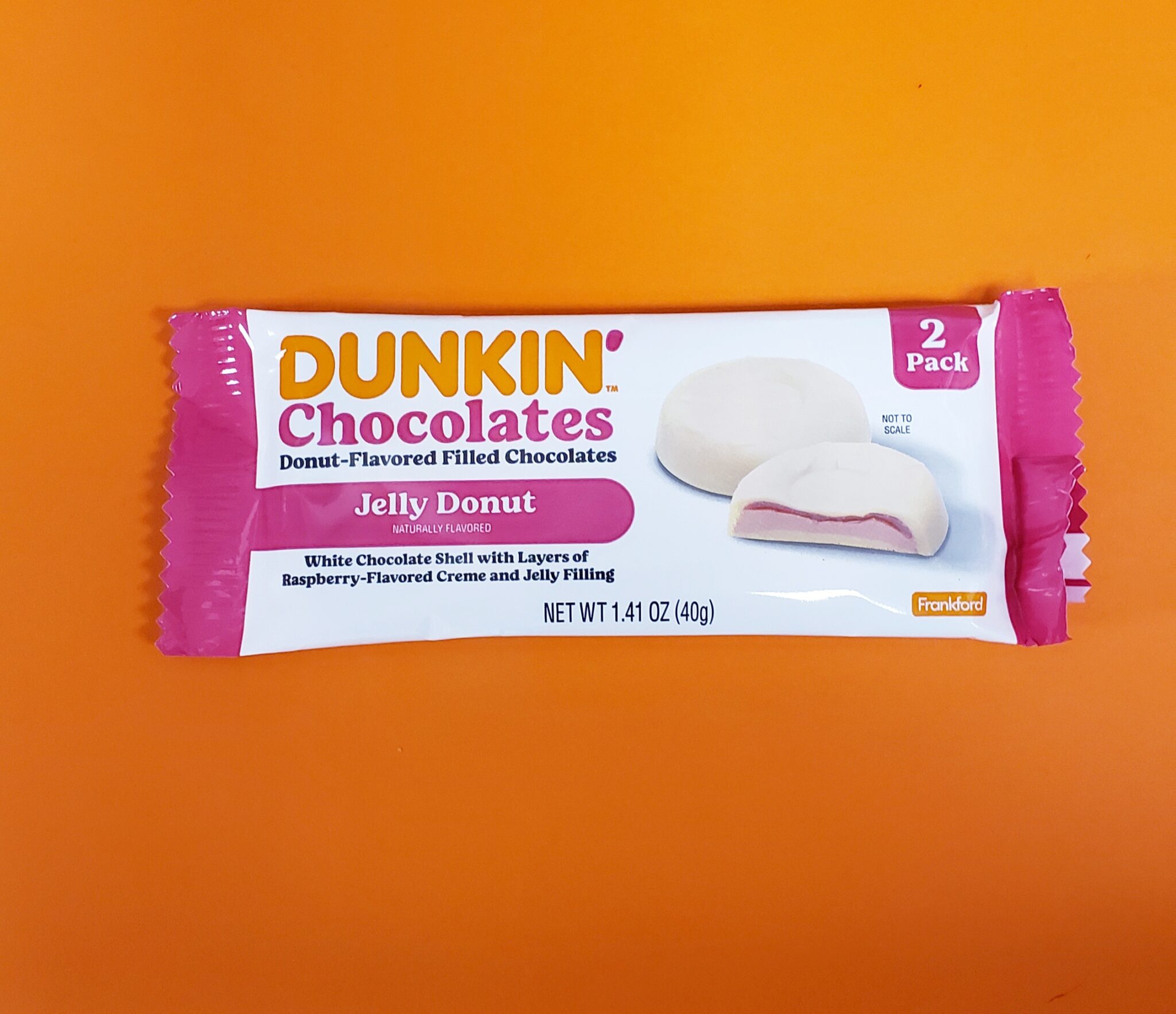 Dunkin’ Chocolates Jelly Donut 2pk – Crowsnest Candy Company