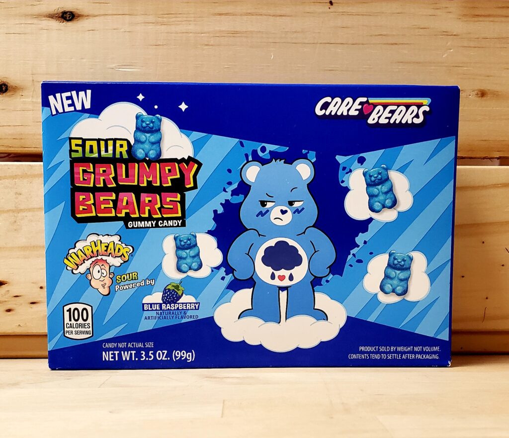 Warheads Care Bears Sour Grumpy Bears 99g – Crowsnest Candy Company