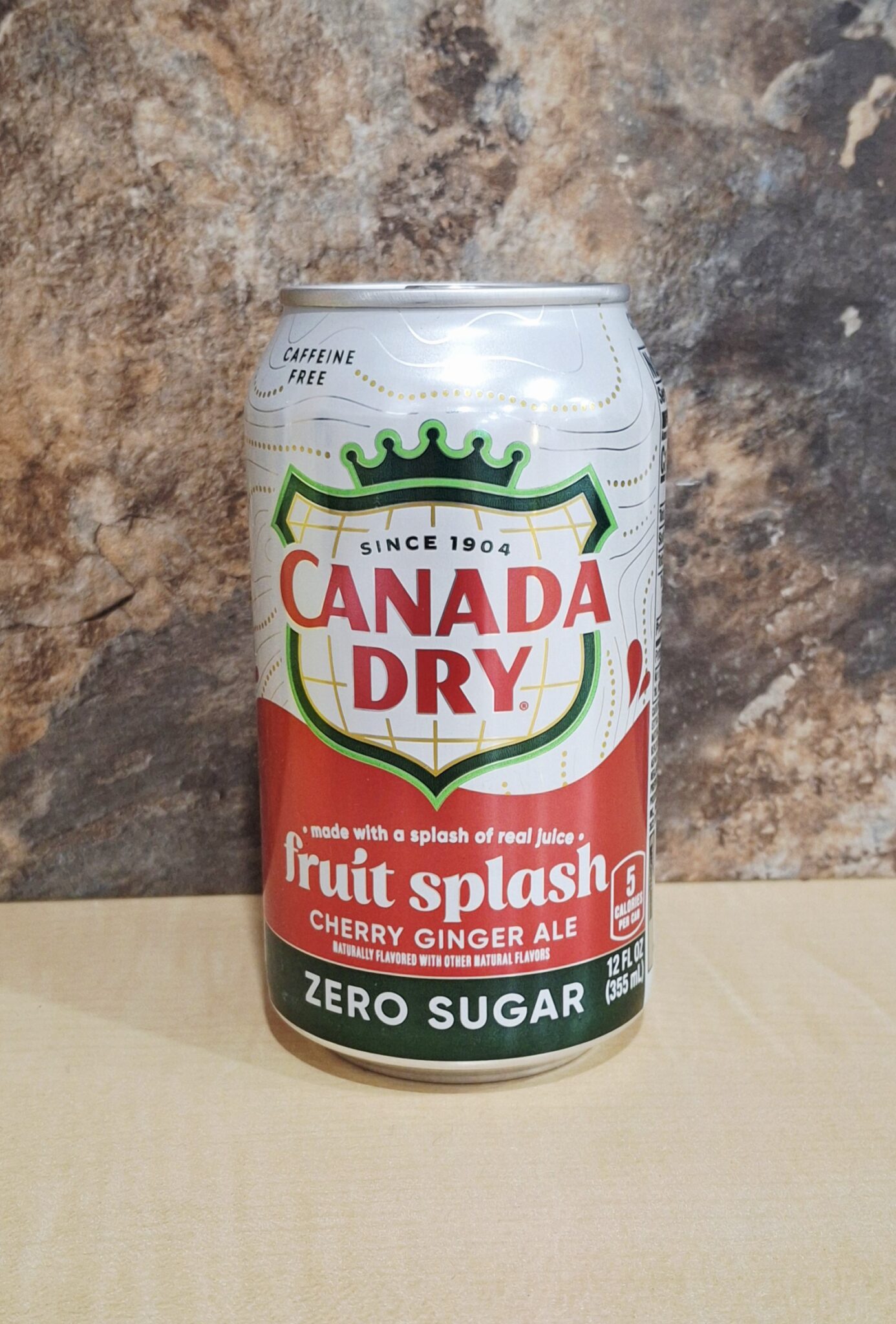 Canada Dry Fruit Splash Cherry Ginger Ale Zero 355ml – Crowsnest Candy ...
